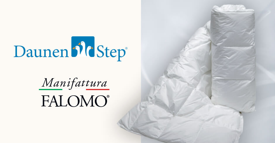 Manifattura Falomo und DaunenStep®: eine wertvolle Partnerschaft für ...